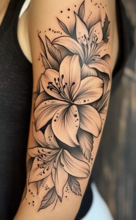 Flower Arm Tattoos For Women