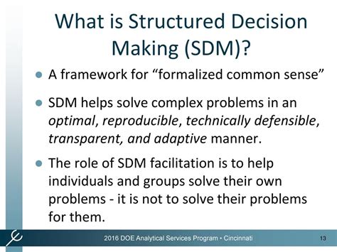 Structured Decision Making For Environmental Applications Ppt Download