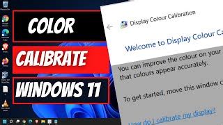 How To Color Calibrate Your Display In Windows 11 Update 5 Minute