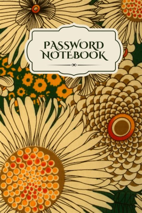 password notebook organize your passwords with ease sobol marcie