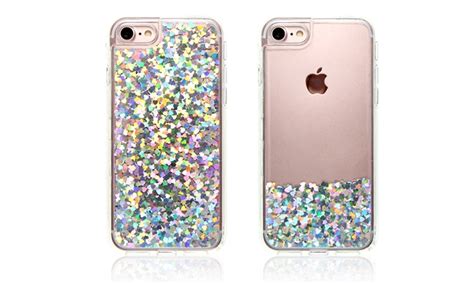 Up To 50 Off On Heart Glitter Liquid Iphone Case Groupon Goods
