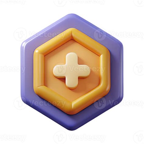 Signature Organic Hexagonal Badge With A Bold Plus Sign Geometric Scalable Clean Lines With