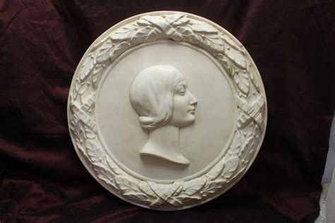 Plaster Wall Plaque China Rose Antiques