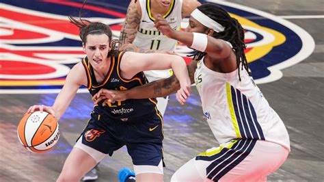 Wnba Superstar Caitlin Clark Takes Several Uncalled Fouls In Viral