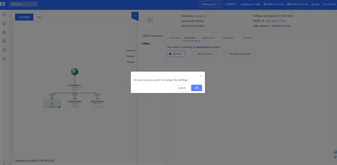 Reyee General Access Point To Router Mode Web Gui