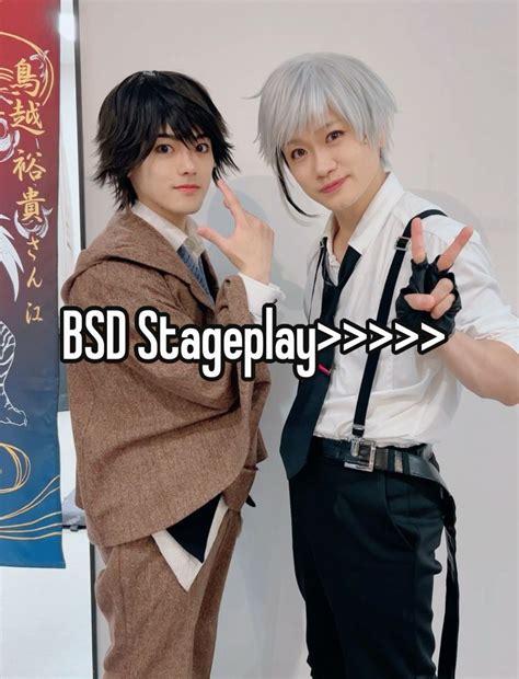 The Bsd Stageplay Actors Are So Skrunkly I Love Them