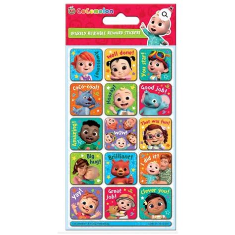 Paper Project Cocomelon Reward Stickers 15 Pack