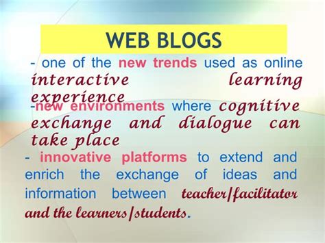 module 3 web blog ppt