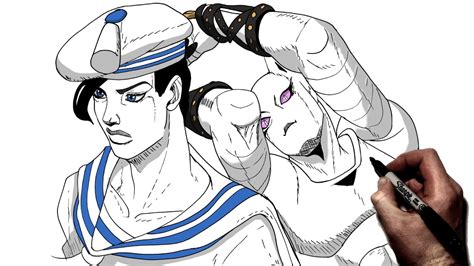 How To Draw Killer Queen Jojo