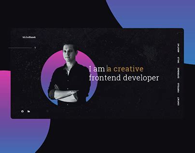Frontend Developer Website Images Behance