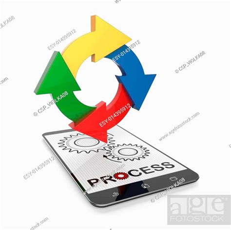 Process Flow Chart Concept Stock Photo Picture And Low Budget Royalty Free Image Pic ESY