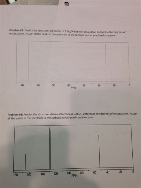Solved 13C NMR Problems Chegg Com