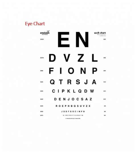 Printable Eye Test Charts PrintableTemplates