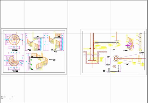 How To Draw Spiral Staircase In Autocad D Design Talk