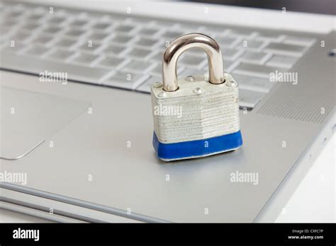 Laptop Padlock Hi Res Stock Photography And Images Alamy