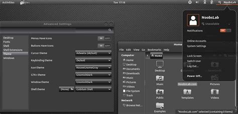 Install Gobilum Shell Dark Theme On Ubuntu Linux Mint Fedora For Gnome Shell GTK