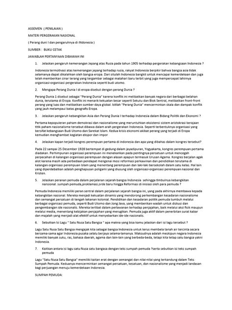 Assemen Sejarah Nadia Xi F8 Absen 22 Pdf