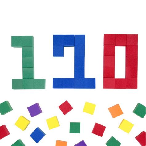 foam counting color cubes 120 pieces premium joy