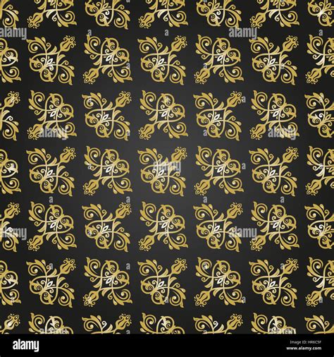 Seamless Damask Pattern Stock Photo Alamy