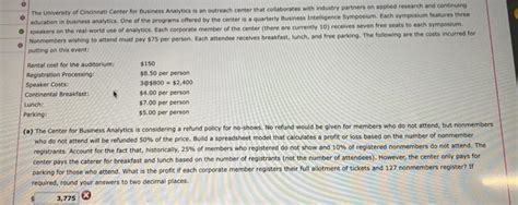 solved problem 10 05 algo what if analysis the university