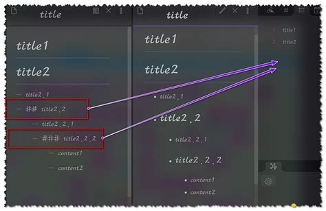 title can be identified by outline when there is a bulleted list feature requests obsidian forum