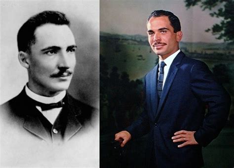 Young Warren G Harding Left And Young King Hussein Of Jordan Right
