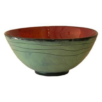 Rainbow Gate Pottery Large Serving Bowl