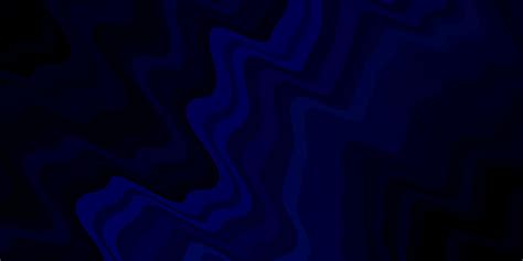 Dark Blue Vector Background With Bent Lines Colorful Geometric Sample With Gradient Curves