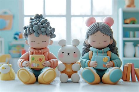 Student In Class 3d Render Premium Ai Generated Image