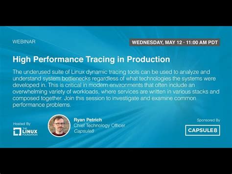 Free Video High Performance Tracing In Production From Linux