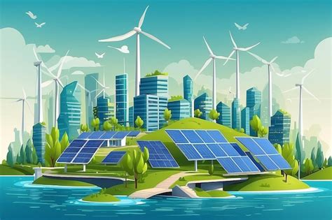 Premium Photo Green Eco City And Sustainable Architecture Banner