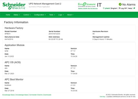 Solved Firmware Update Of Nmc2 Ap9631 Error No Ups Found Schneider Electric Community