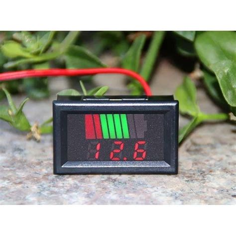 Jual Dual Display Battery Level Voltmeter Progress Bar Baterai Aki 12v Shopee Indonesia