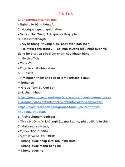 Tik Tok | PDF