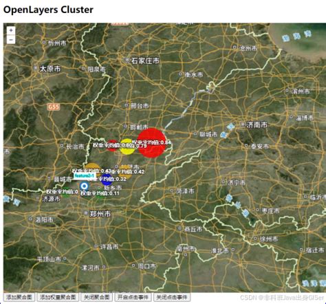 Openlayers 教程 17 创建聚合图、权重聚合图以及聚合图点击事件openlayers 实战教程 Csdn专栏
