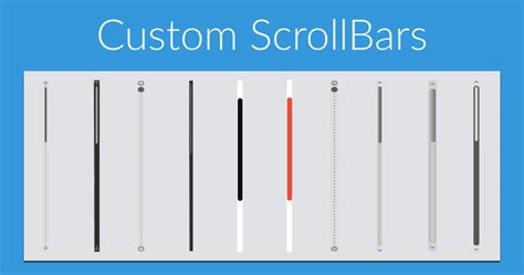 Вид полосы прокрутки Css Как сделать полосу прокрутки —