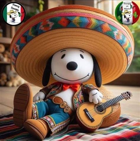 Fedelobo Celebraciones Mexicanas Fiesta De Snoopy Snoopy Mexicano