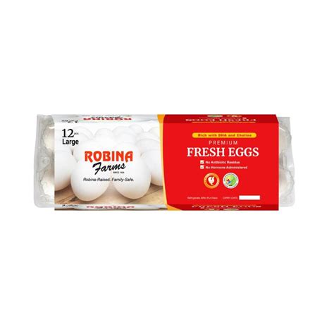 Large White Eggs 12pcs By Robina Farms Lazada Ph