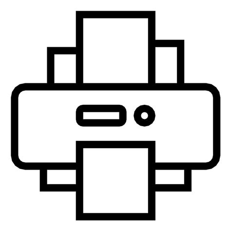 device output print vector svg icon svg repo