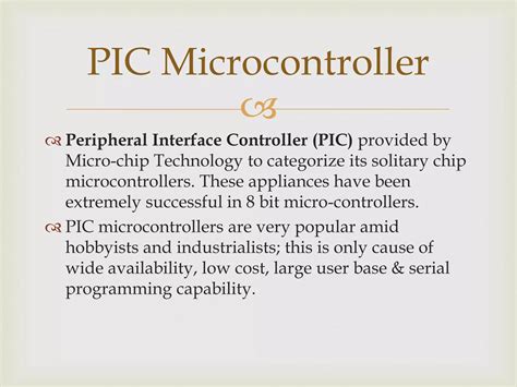 Introduction To Microcontroller Pptx
