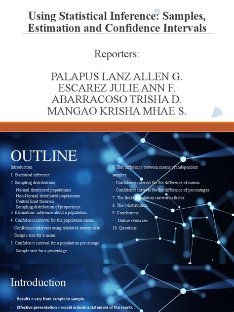 using statistical inference pdf