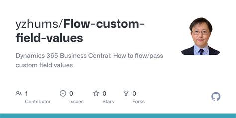 Github Yzhumsflow Custom Field Values Dynamics 365 Business Central