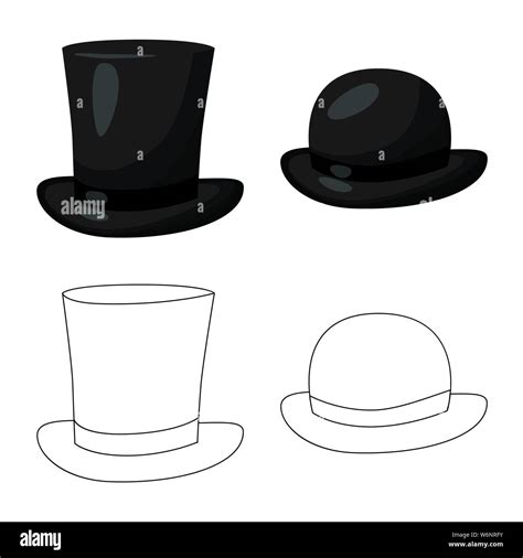 Isolated Object Of Clothing And Cap Symbol Collection Of Clothing And Beret Stock Vector