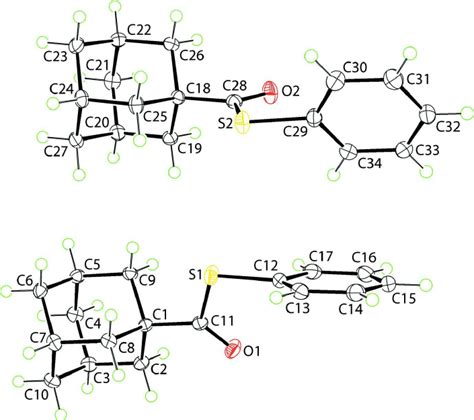 The Molecular Structure Of I Showing The Atom Labelling Scheme And