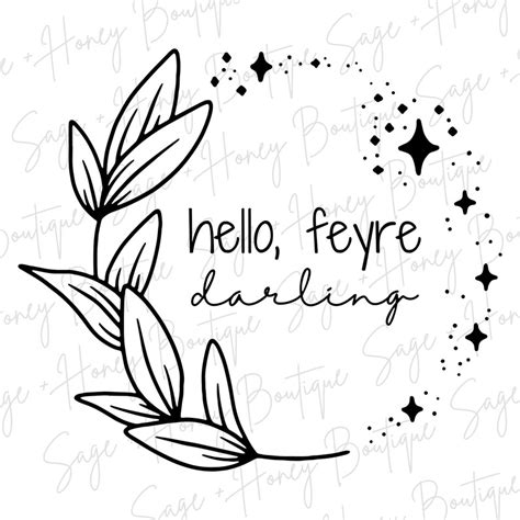 Hello PNG SVG Digital Download Etsy