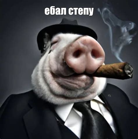 Создать мем морда свиньи свинья свинья крутая Картинки Meme