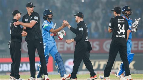 India Vs New Zealand 1st Odi Highlights Ind Beat Nz By 4 Wickets To Take 1 0 In Vadodara