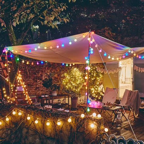 캠핑용품 알전구 감성캠핑전구 앵두전구 감성전구 Led 앵두전구 50구 Aa배터리 캠핑스테이