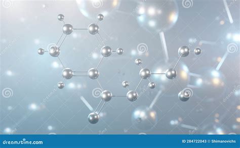Hippuric Acid Molecular Structure 3d Model Molecule Carboxylic Acid Structural Chemical