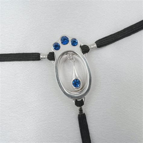 Clt02a Womens Non Piercing Clit Jewelry Silver With Pendant Rimba